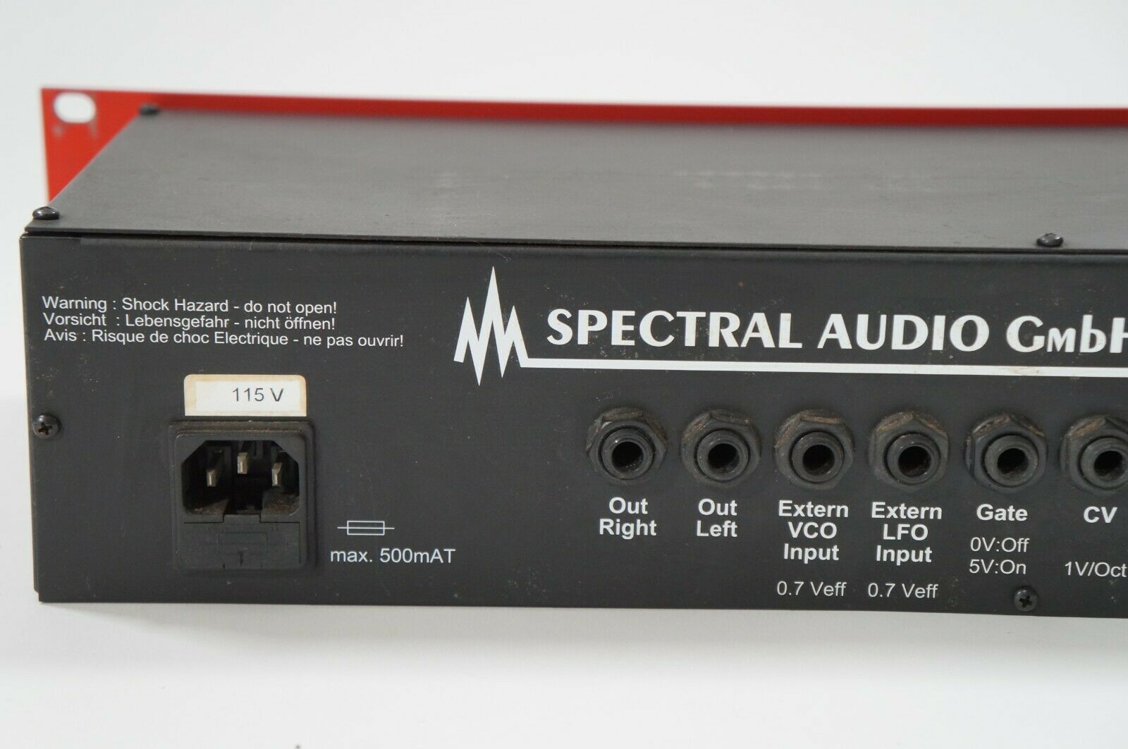 MATRIXSYNTH: SPECTRAL AUDIO ProTone Analog Synthesizer SN 960196