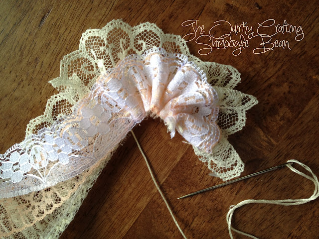 The Quirky Crafting Shmoogle Bean: Vintage Inspired Layered Lace Flowers