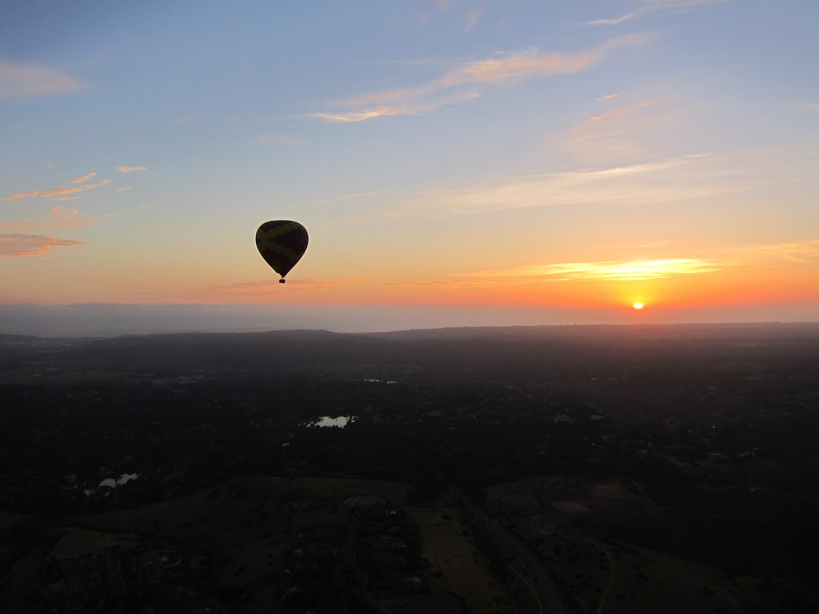 Sensory Overload: Sunset Hot Air Balloon Proposal (She said YES!)