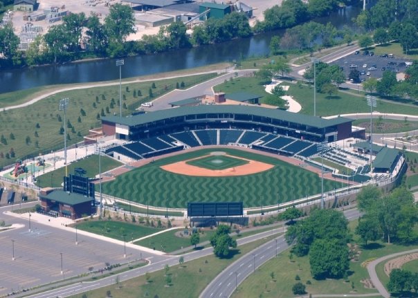 Mowed some cool designs on baseball fields