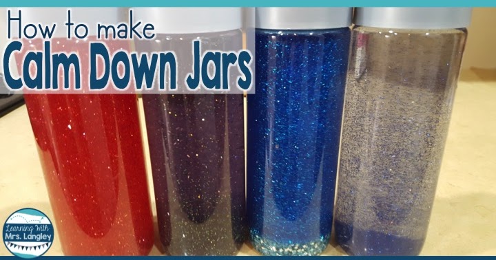 How to Make Calm Down Jars | Learning with Mrs. Langley