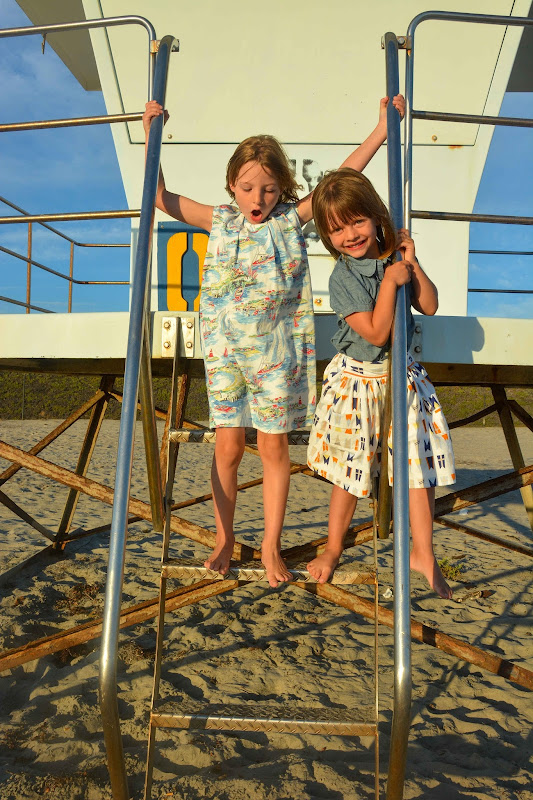 Aesthetic Nest: Sewing: Nautical Dresses and a Pretty Piped Skirt ...