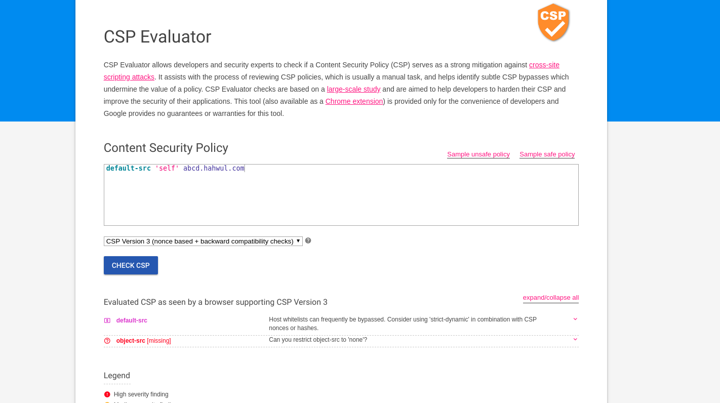 Cspcontent Security Policy Bypass Technique Hahwul