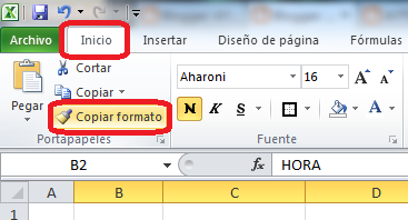 Copiar formato de varias celdas distintas a la vez en EXCEL - AYTUTO Blog