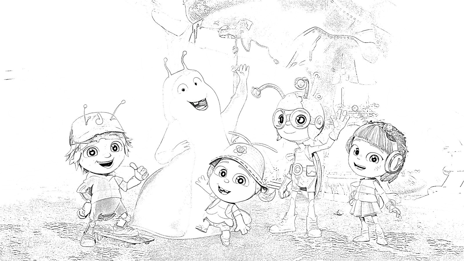 Beat Bugs Coloring Pages Coloring Pages