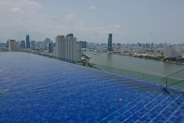 Horizontally yours: Rooftop swimming pool, Avani Riverside BKK