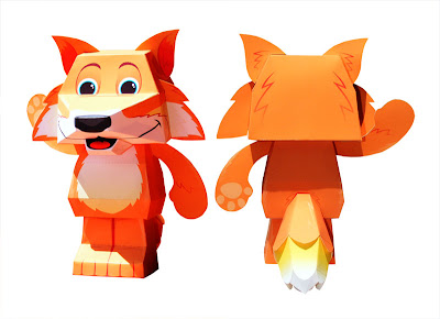Firefox Mascot Papercraft 2012 | Papercraft Paradise | PaperCrafts ...