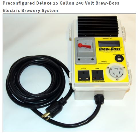 Brew-Boss Electric Home Brewing: PRECONFIGURED BREW-BOSS DELUXE 15 ...