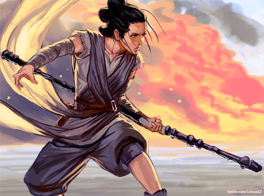 Fascinating Fanart: Rey from Star Wars