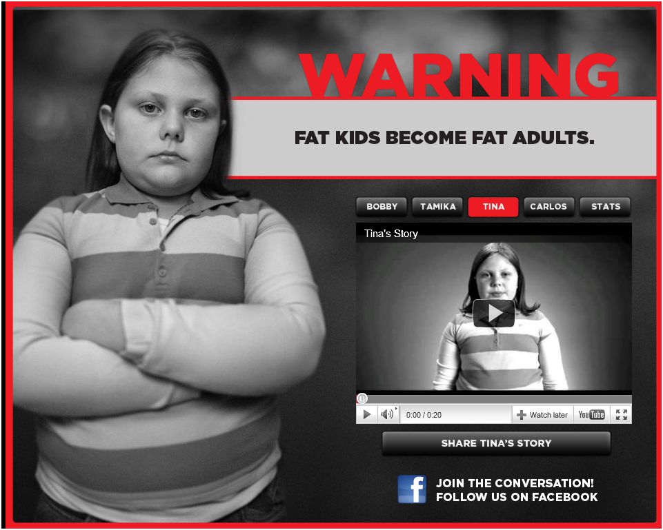 ,: Childhood Obesity Group And There Ads Rely On Fat-Shaming