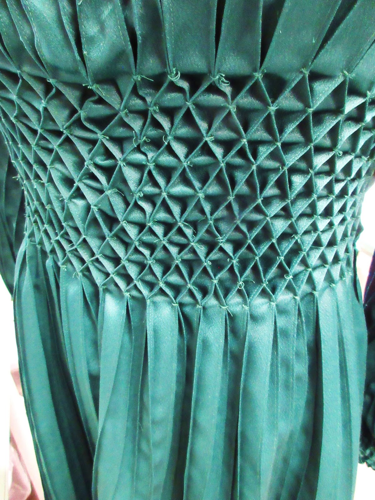 Honeycomb Smocking Dress