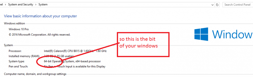 How to Check your Windows Bits