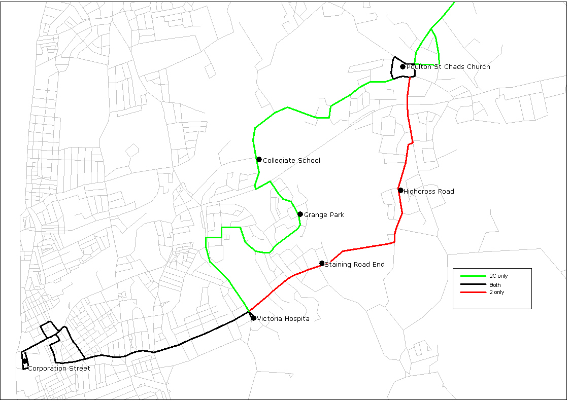 Fylde Bus Blog: New Route for 2C