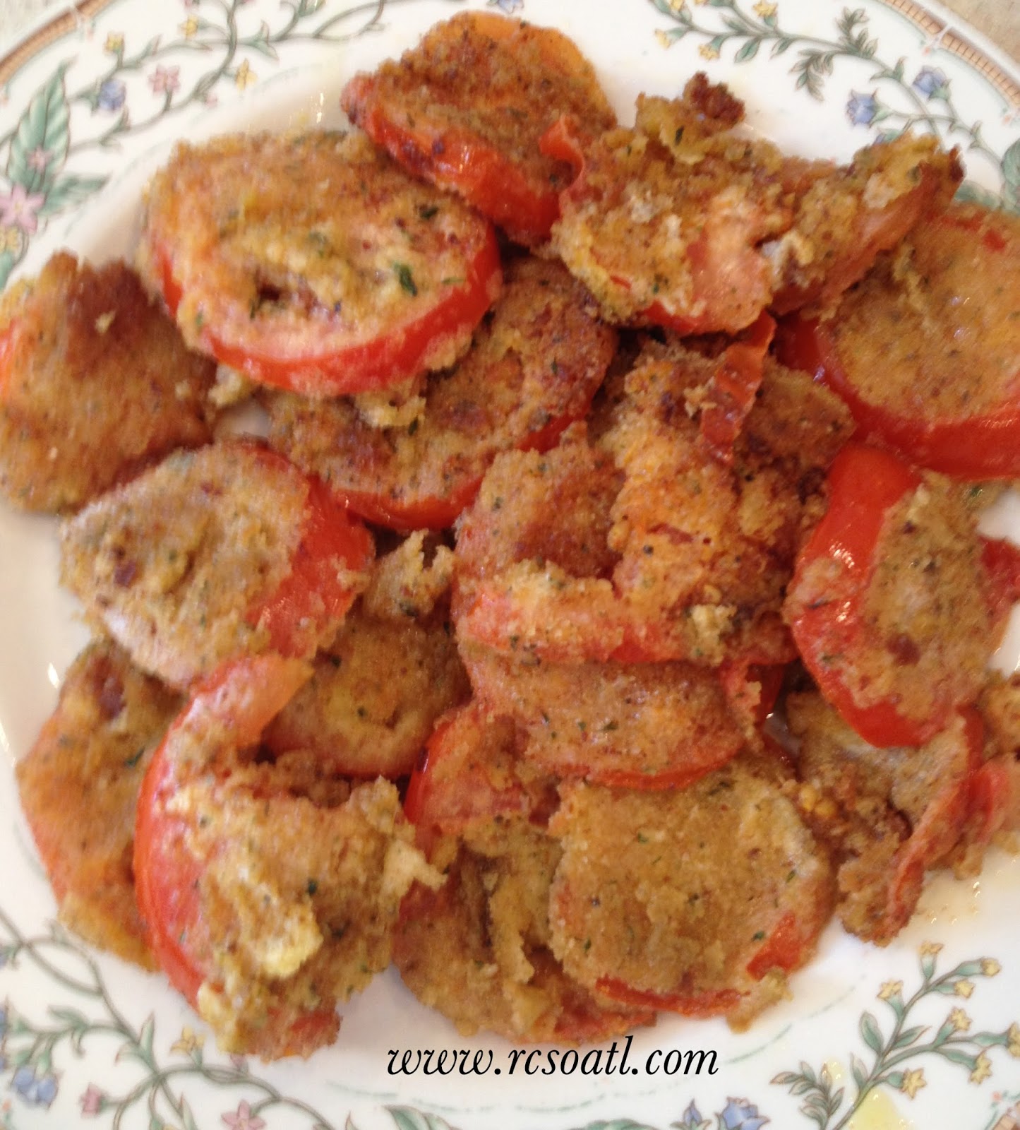 Real College Student of Atlanta: Fried red tomatoes