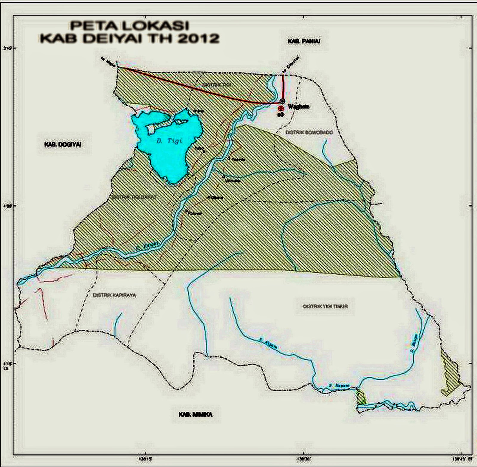 PROFILE KEBUDAYAAN & PARIWISATA KAB DEIYAI PAPUA: Peta Infrastruktur ...