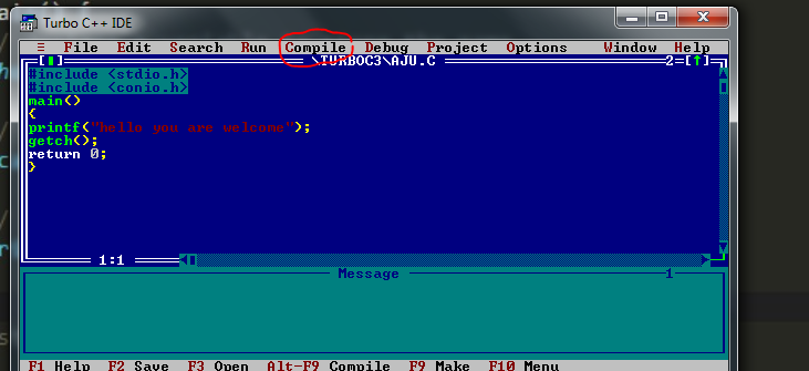 C programming: How to write a code in c programming?