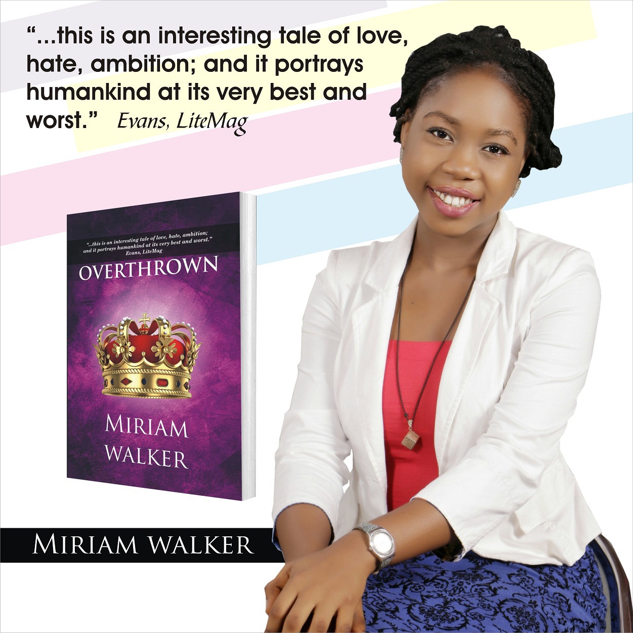 LiteMag: INTERVIEW: Miriam Walker on her debut novel, Overthrown