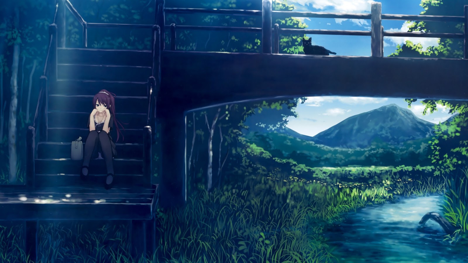 Wallpaper Scenery Anime yang Indah,Keren,Kece,dan Mempesona