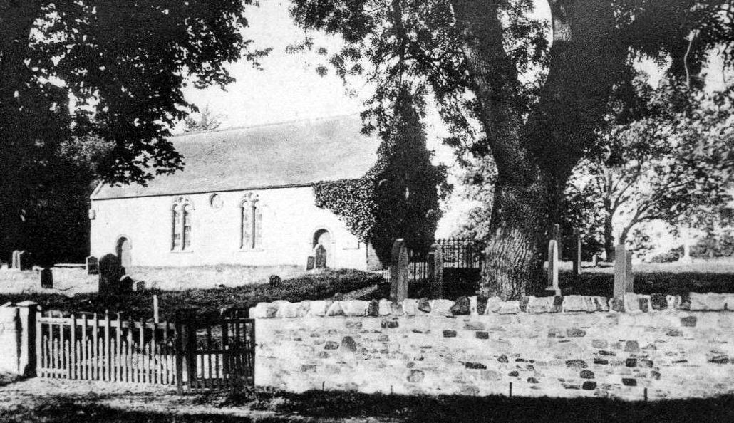 Tour Scotland: Old Photograph Parish Church Maxton Scotland