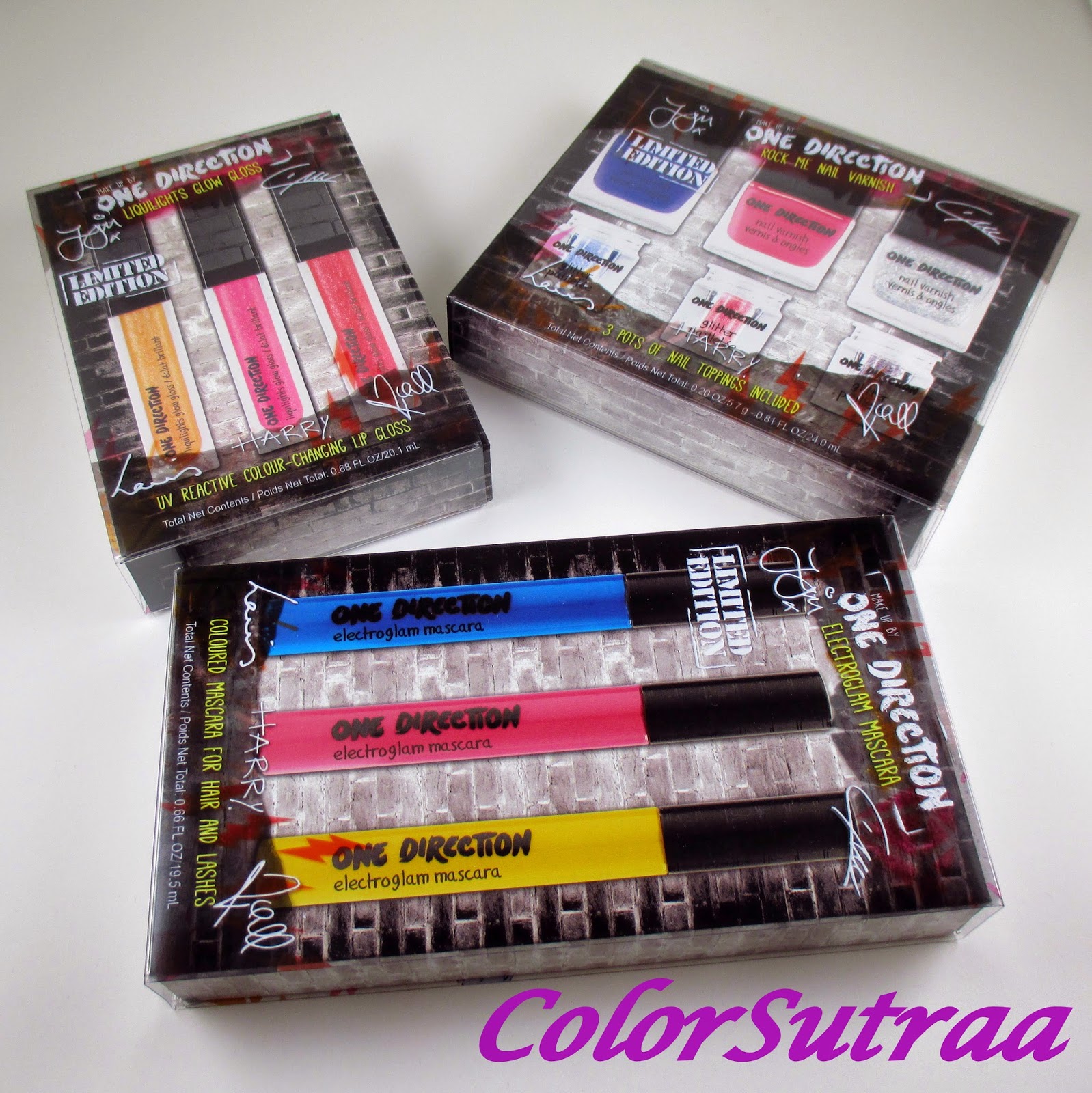 Glow in the Dark Beauty : MAKEUP BY ONE DIRECTION Kits - ColorSutraa
