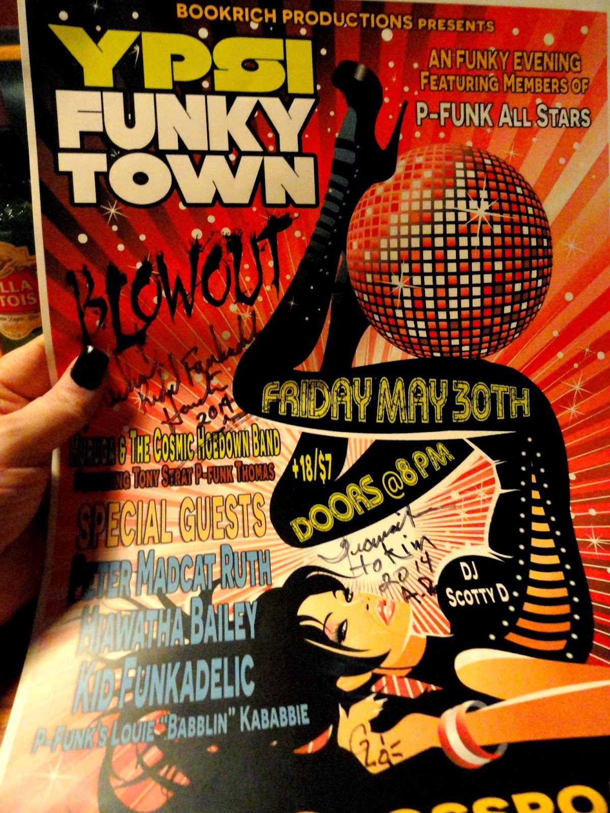 DETROIT ROCK N ROLL MAGAZINE: YPSI FUNKY TOWN BLOW OUT/AARON'S BIRTHDAY!