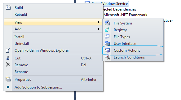 Windows Service In C With Setup Code Arsenal