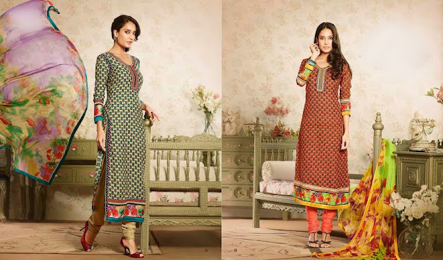 www.veerafab.com: pakistani style cotton fabrics embroidery work salwar ...