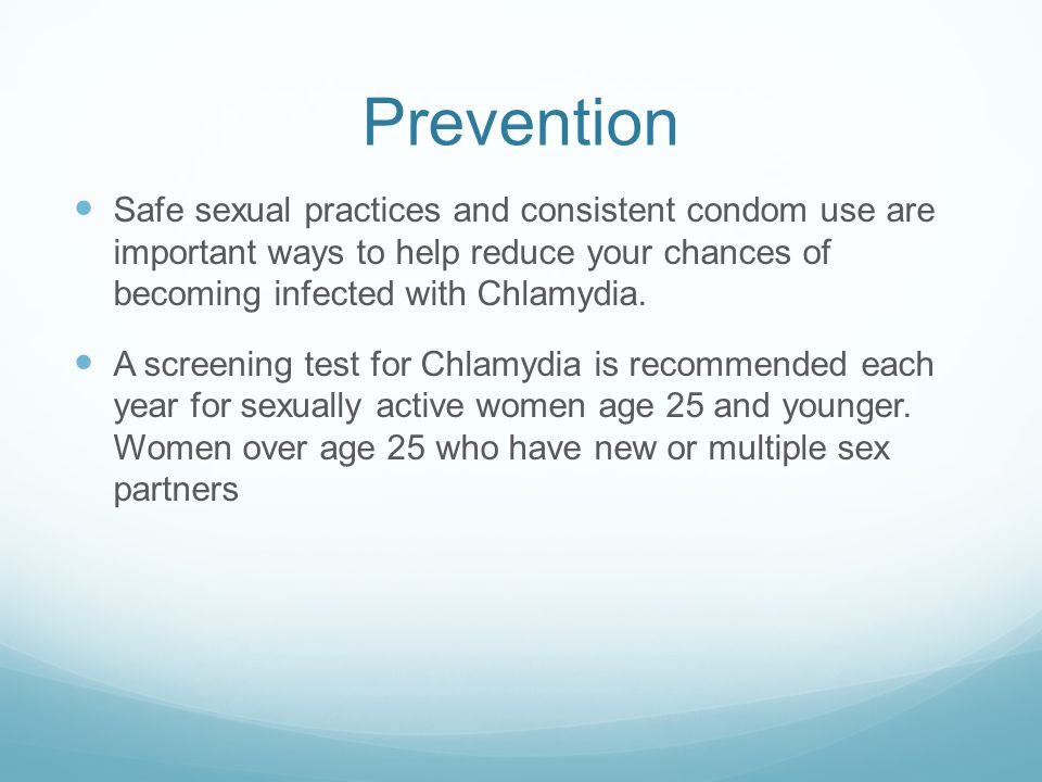 Chlamydia - Sexually transmitted diseases