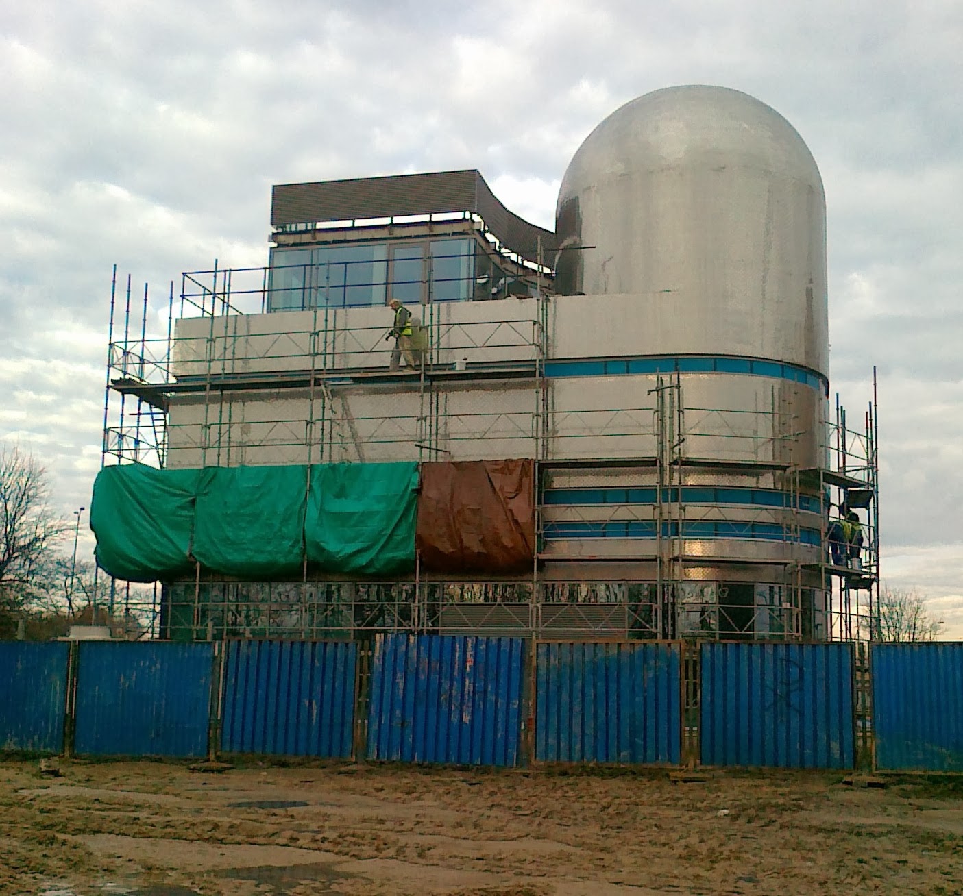 Pat Papertown 2: The New Mosque Being Built in Warsaw, Poland