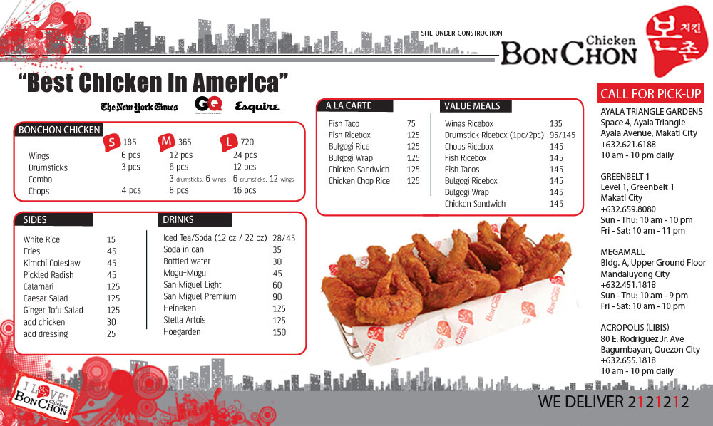 The Little Black Book of Ideas: BonChon Chicken in Greenhills is OPEN ...