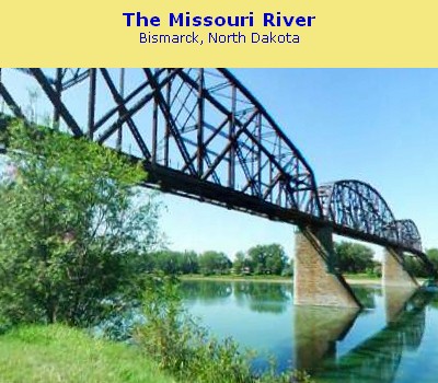 HESCH HISTORY: The Northern Pacific Railroad bridge at Bismarck, ND