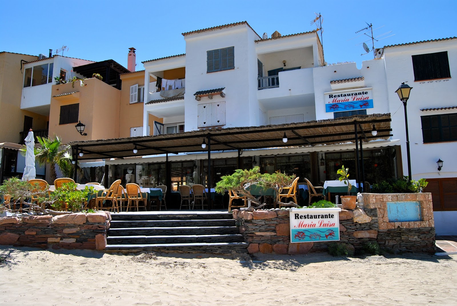 Restaurante MARIA LUISA -Cala Vadella- IBIZA: febrero 2011