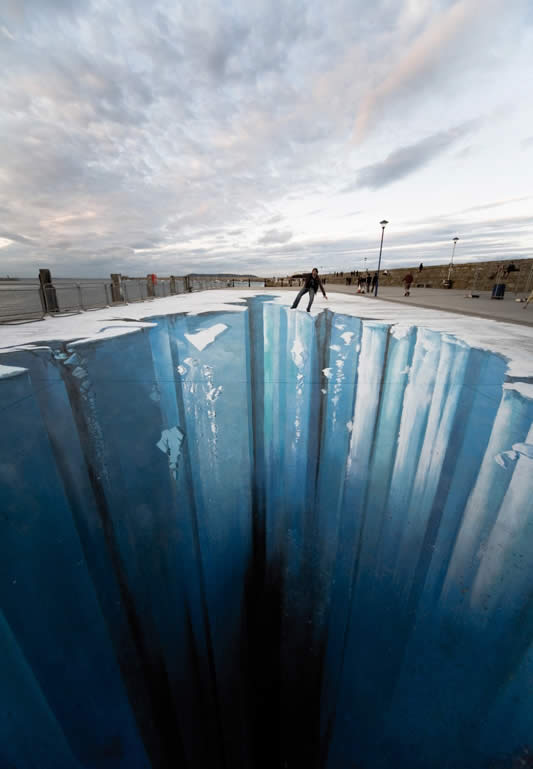 REBOBINANDO MEMÓRIA: A impressionante 3D Street Art de Edgar Mueller