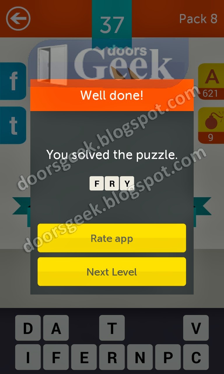 Mega Quiz [Pack 8] Level 37 ~ Doors Geek