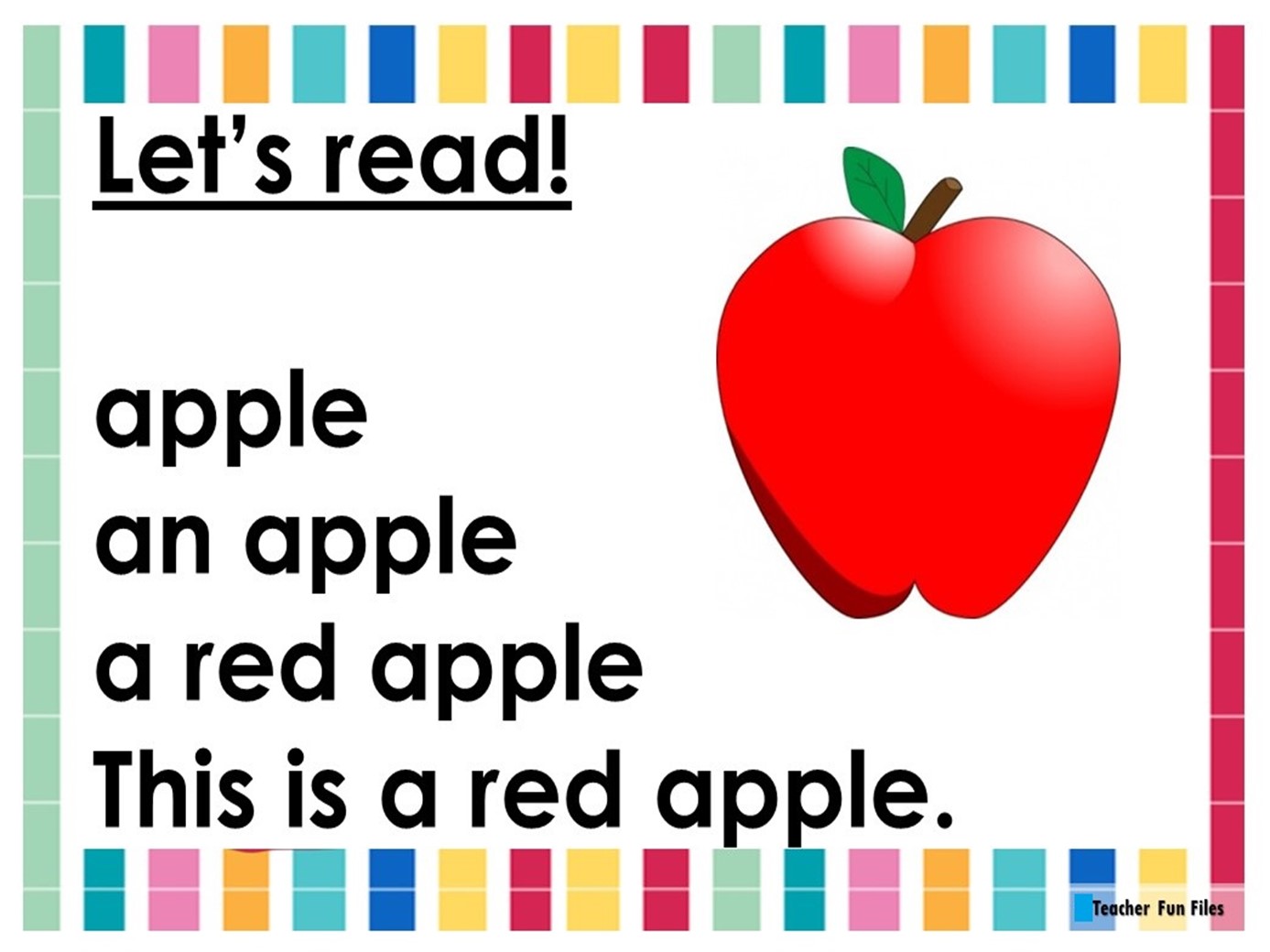 Teacher Fun Files: English Reading Passages about Colors