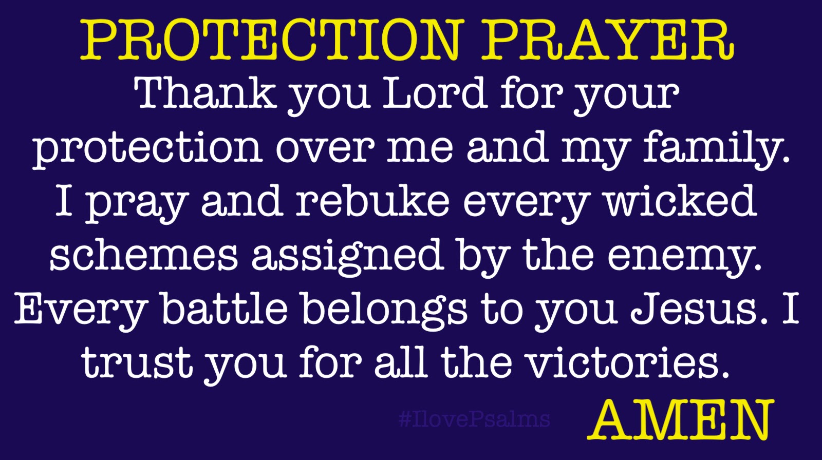 Protection Prayer