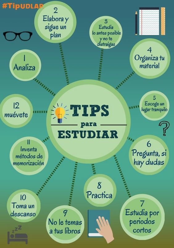 SADC2002: Tips y Guías de Estudio: 10. Algunos Tips para Estudiar