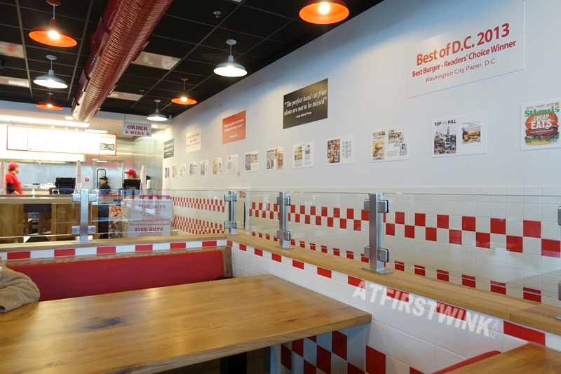 Five Guys burger restaurant in Utrecht