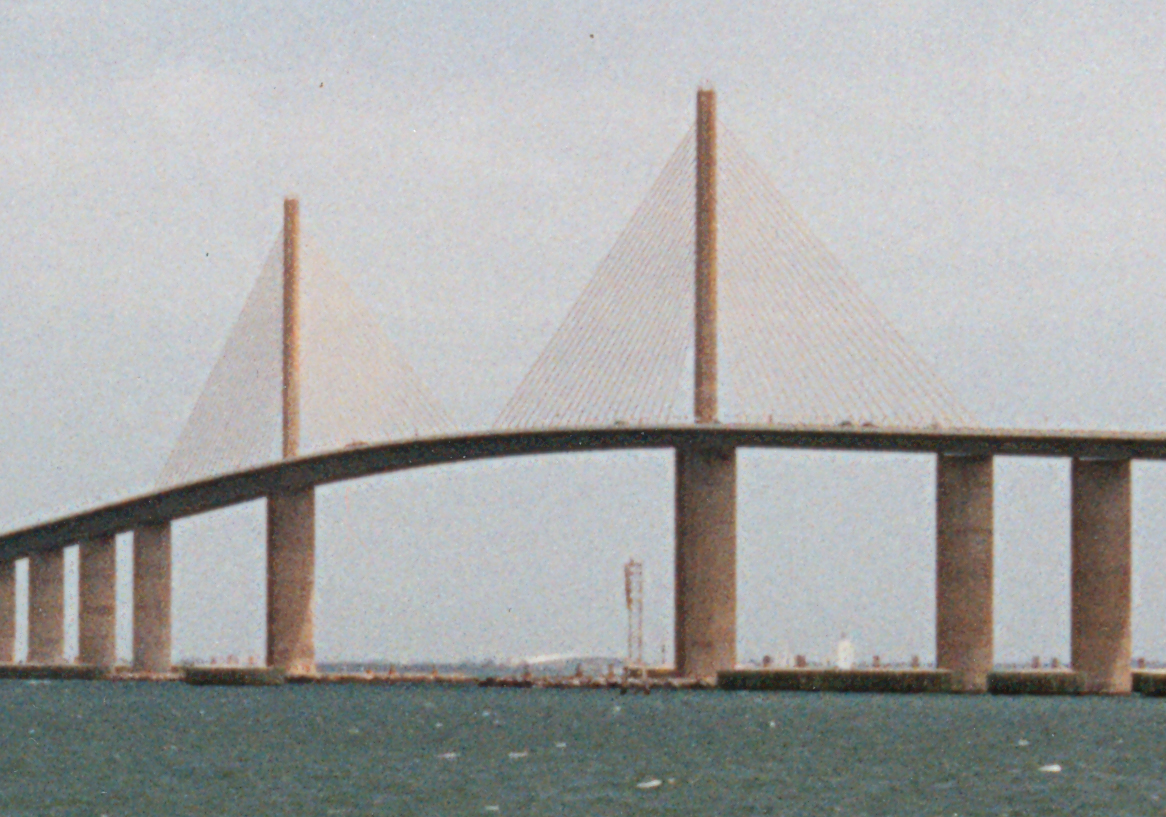 Bridge of the Week: Cable-Stayed Bridges - Sunshine Skyway Bridge (2)