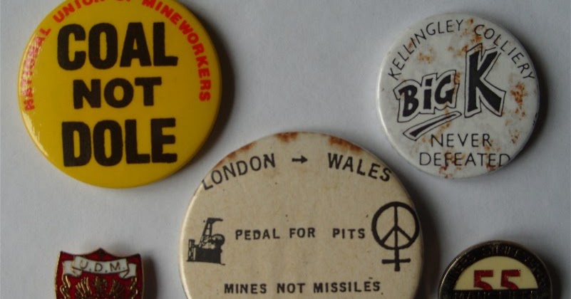 Reflections upon...: ...miners' strike badges