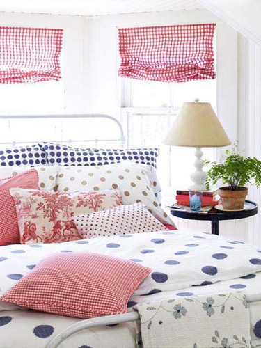 Inspired Whims: Red, White, & Blue Decor