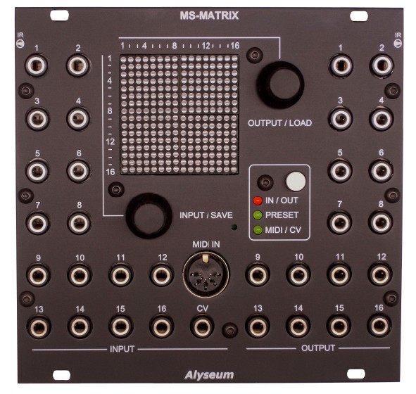 MATRIXSYNTH: New Alyseum MS-MATRIX Eurorack Module