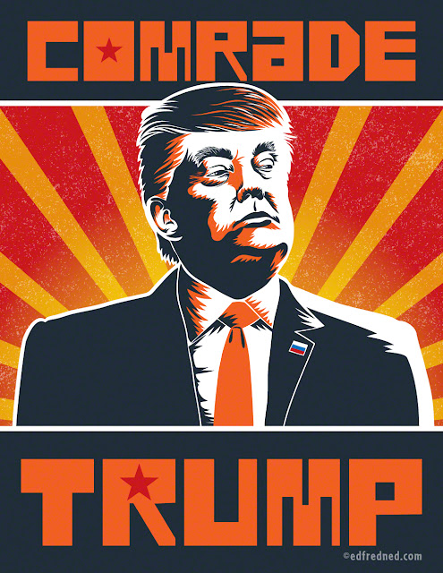 edfredned's sketch blog: Comrade Trump