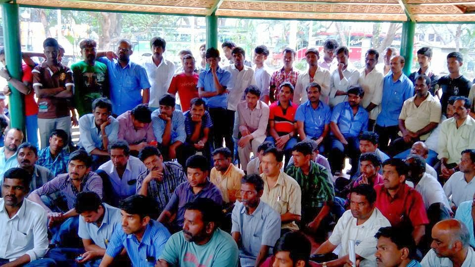 CPIML Karnataka: Stumpp, Schuele & Somappa (SSS) workers on Strike ...