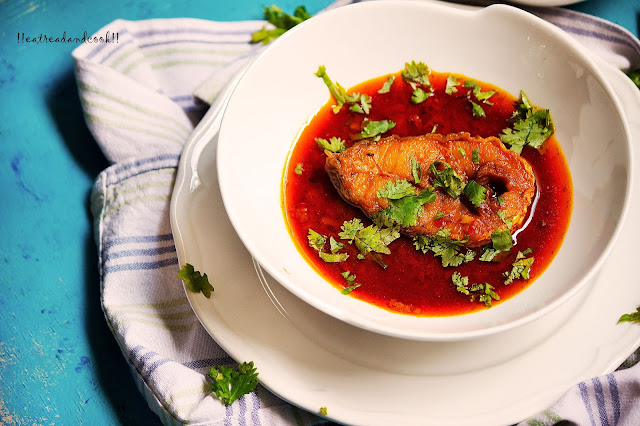 Tomato Maach / Fish in a silky smooth Tomato Curry