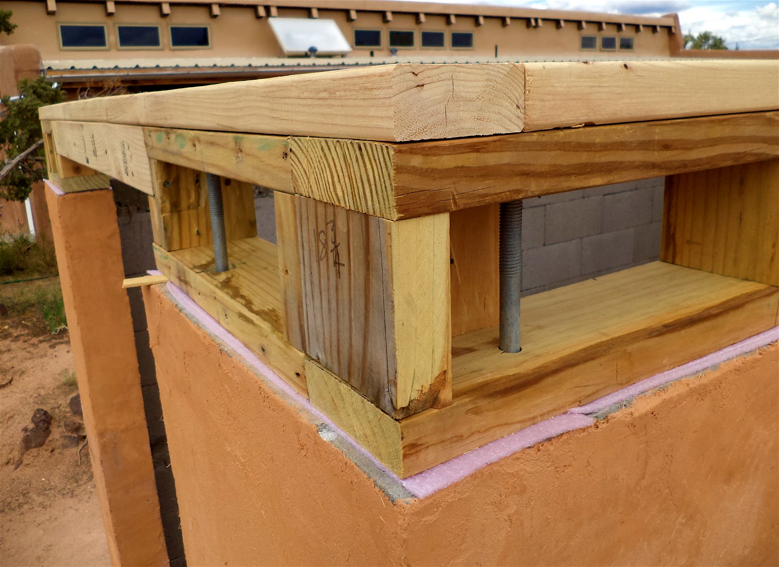 Concrete Block Roof Framing