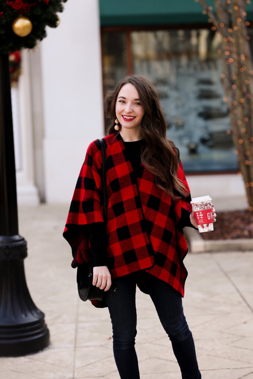 Buffalo Check Cape | Caralina Style