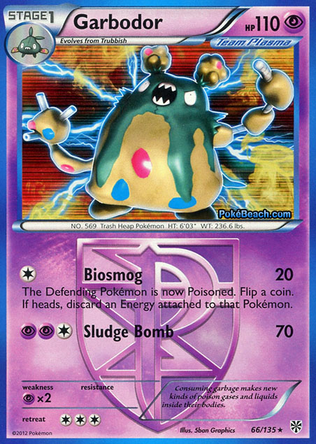 Garbodor #66/135 -- Plasma Storm Pokemon Card Review | PrimetimePokemon ...