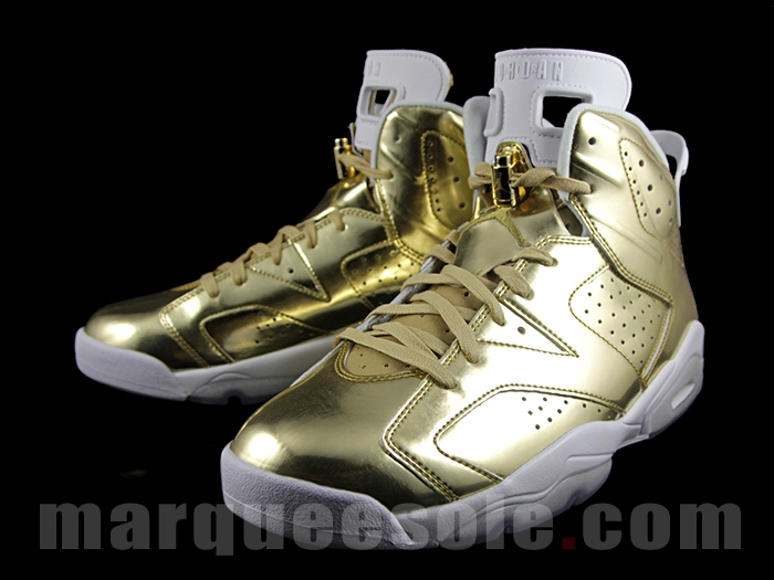 A Closer Look at the Air Jordan 6 Gold "Pinnacle" - Sneaker News & Review