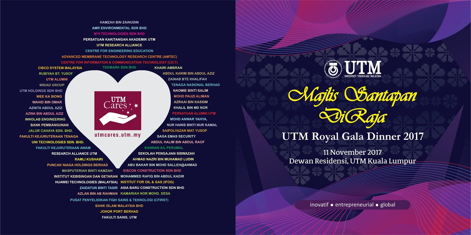 Creative Media Unit: UTM Royal Gala Dinner 2017